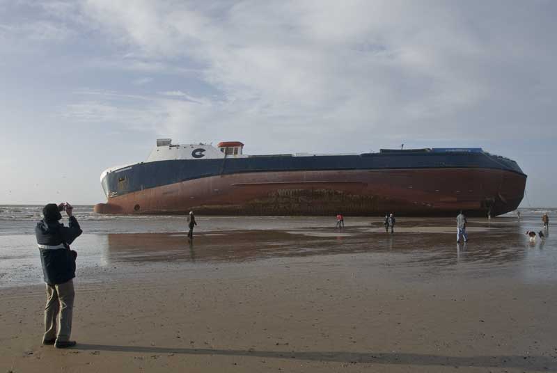 beached riverdance ferry